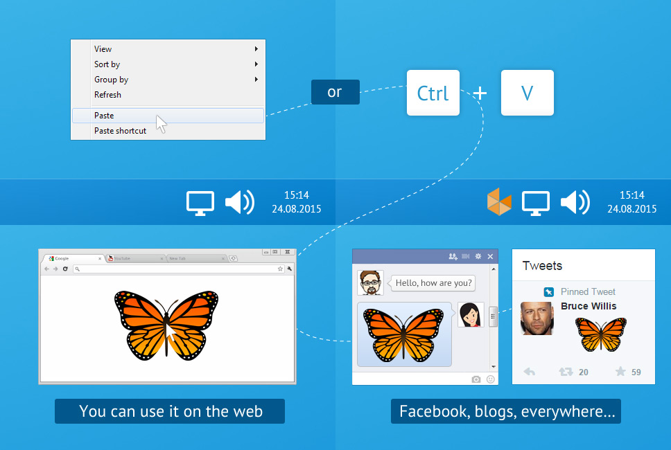 Screenpic - Take screenshots with a single click